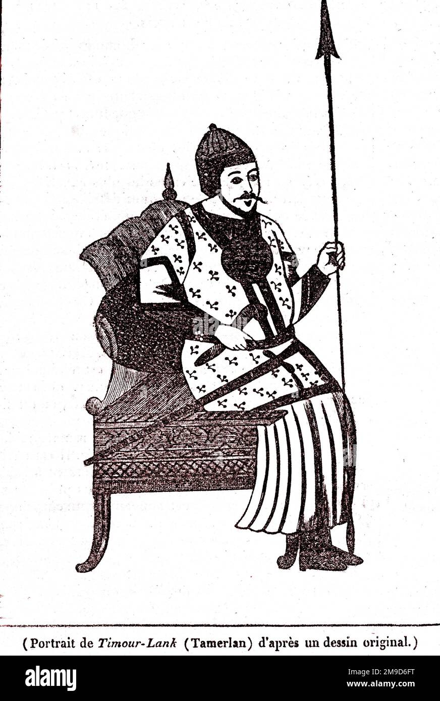 Timur, Turco-Mongol emperor Stock Photo - Alamy