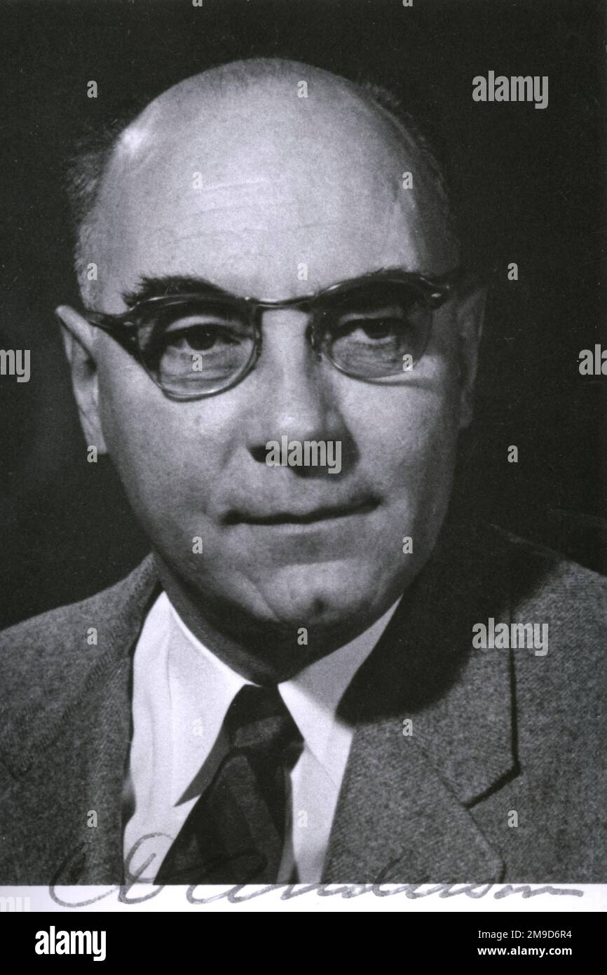 Carl David Anderson, US physicist Stock Photo - Alamy