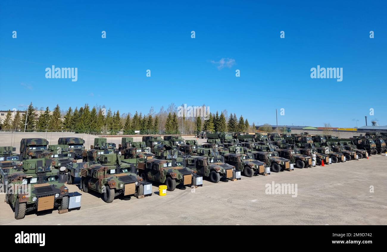 Humvees, tactical Humvee ambulances, 2.5-ton light utility trucks and ...