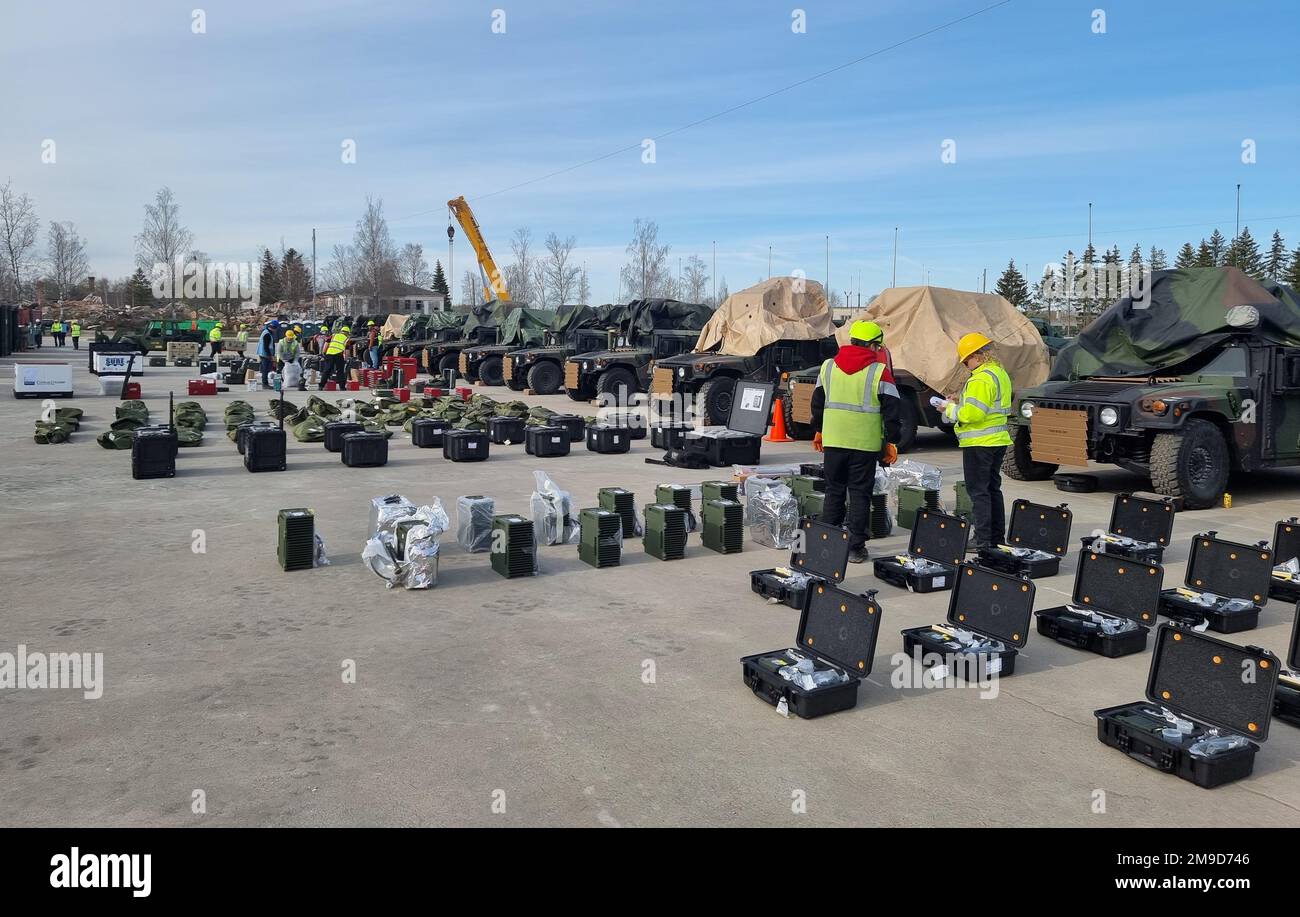 Hundreds of Army Prepositioned Stocks-2 secondary equipment items from ...