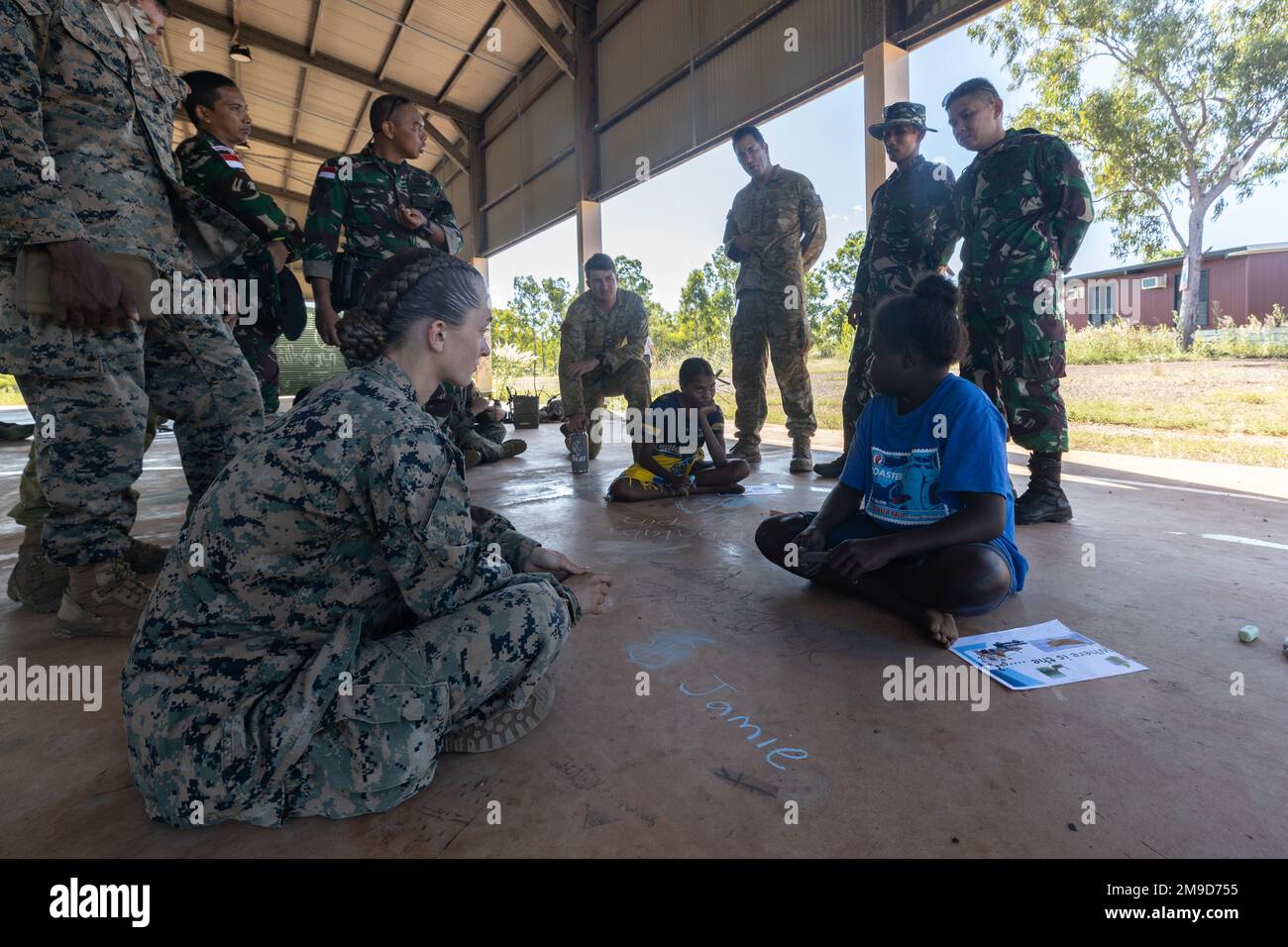 U.S. Marine Corps Cpl. Jamie A. Ward, a radio operator with Logistics ...