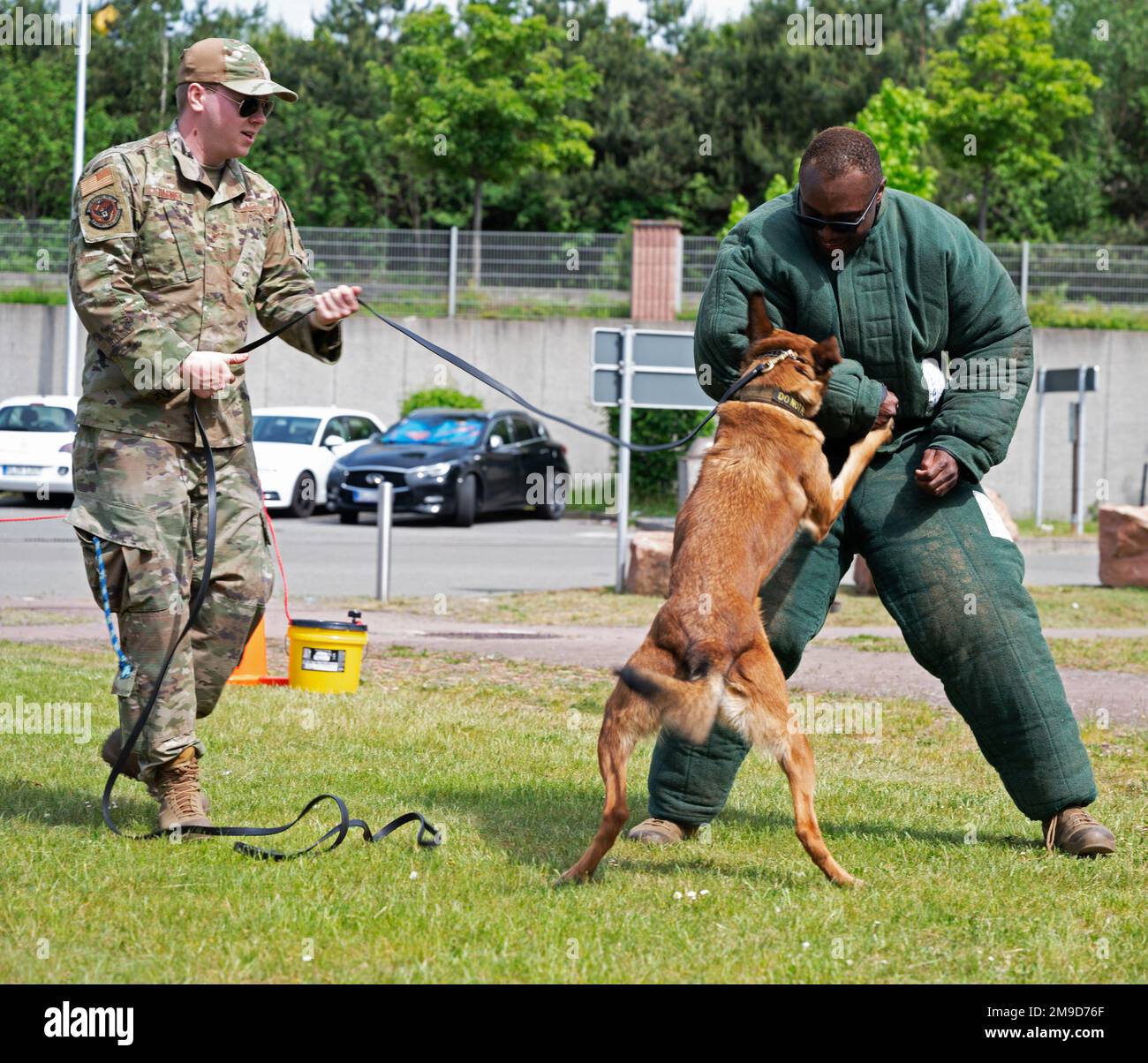 86th Security Forces Squadron members host a military working dog ...