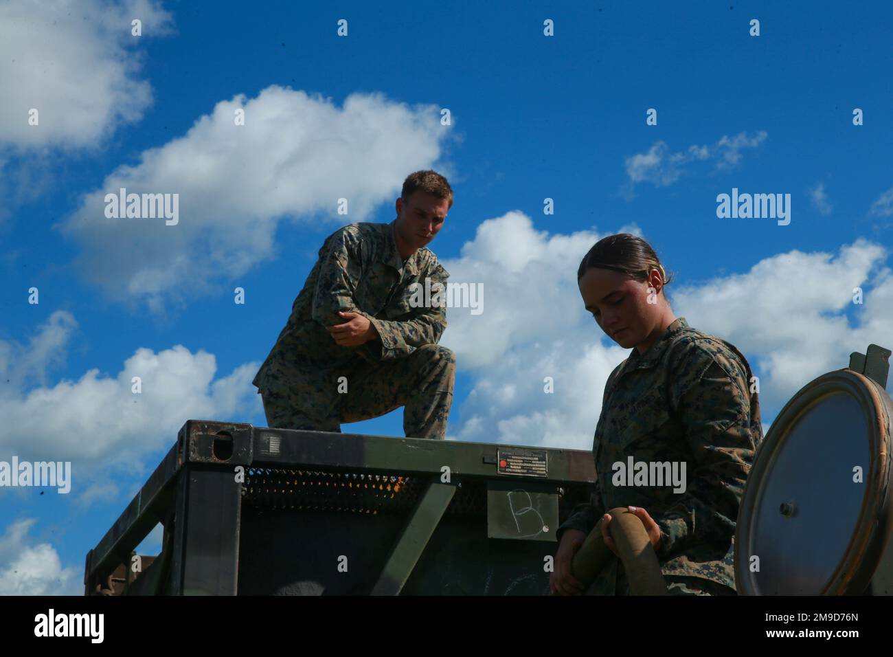 U.S. Marines with Logistics Combat Element, Marine Rotational Force ...