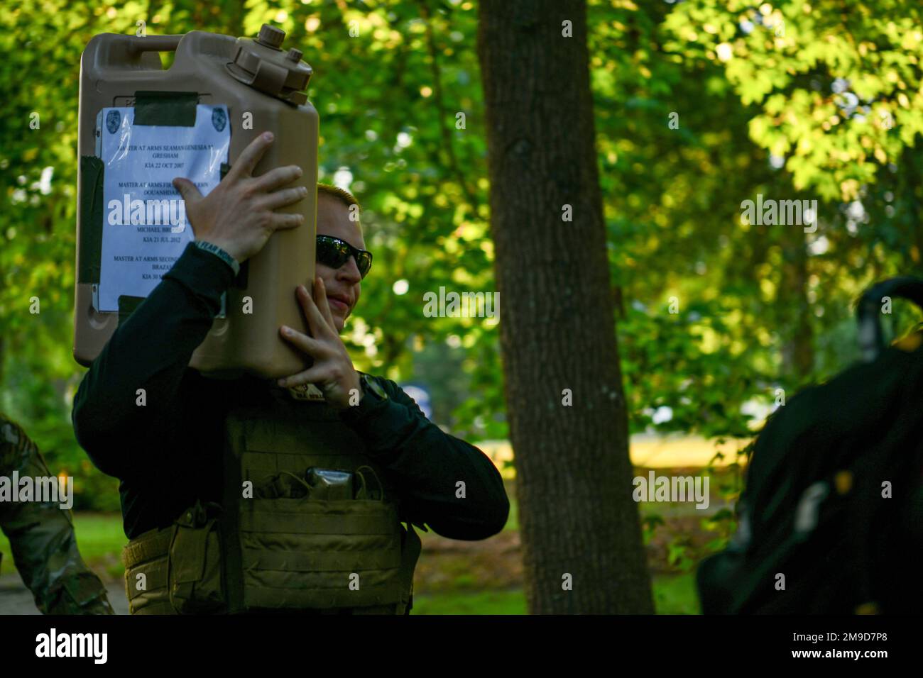 U.S. Air Force Senior Airman Benjamin Loa, assigned to the 628th ...