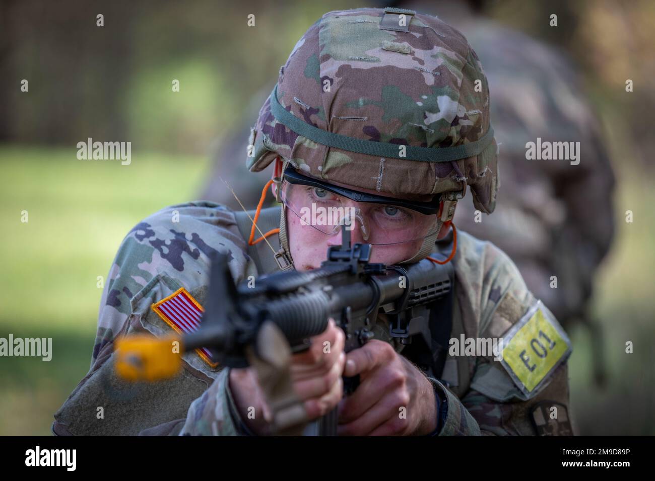 U.S. Army Reserve Spc. Ethan Allen, representing the Army Reserve ...