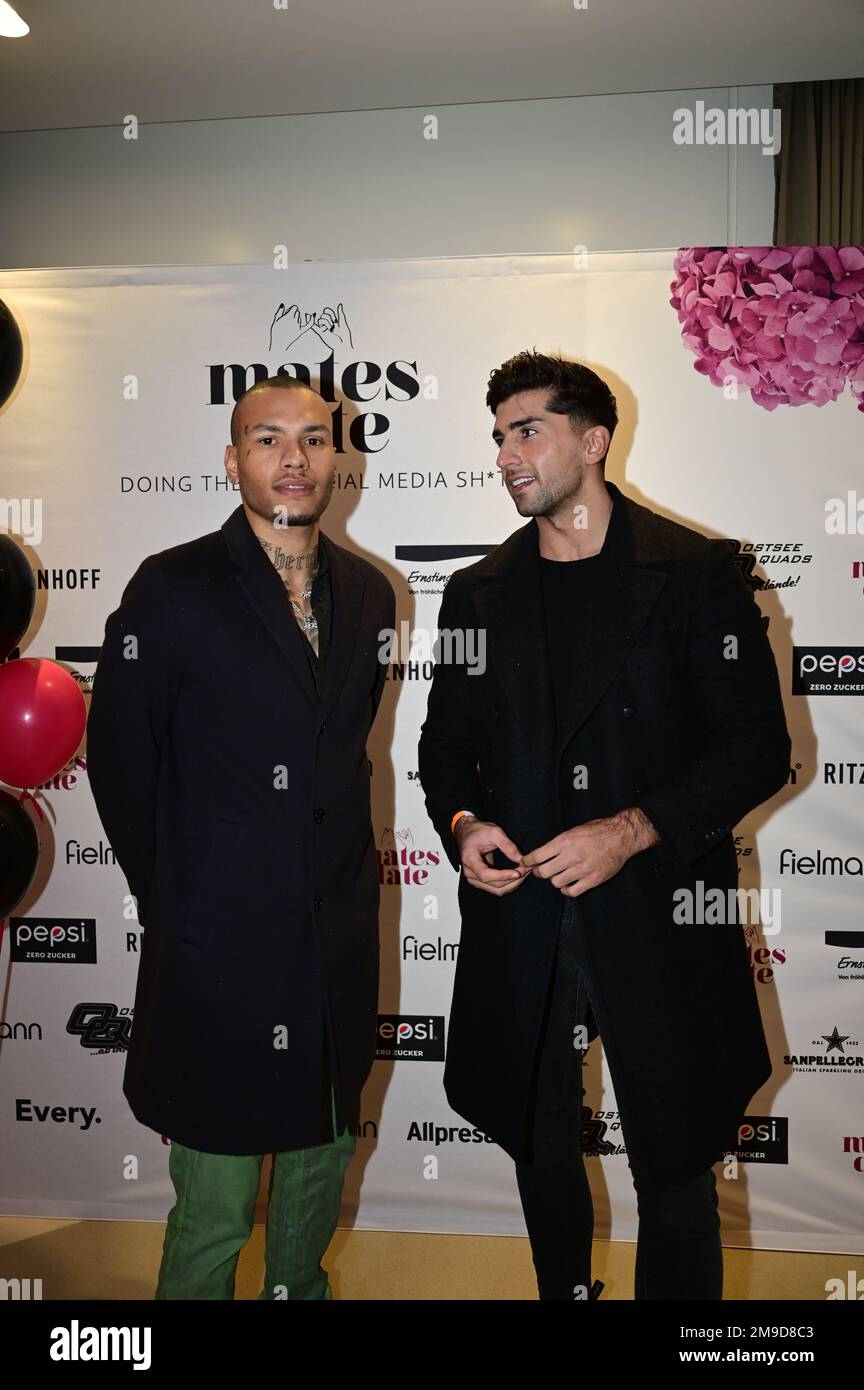 Jonathan Steinig und Julian Dannemann beim Mates Date Influencer Event ...