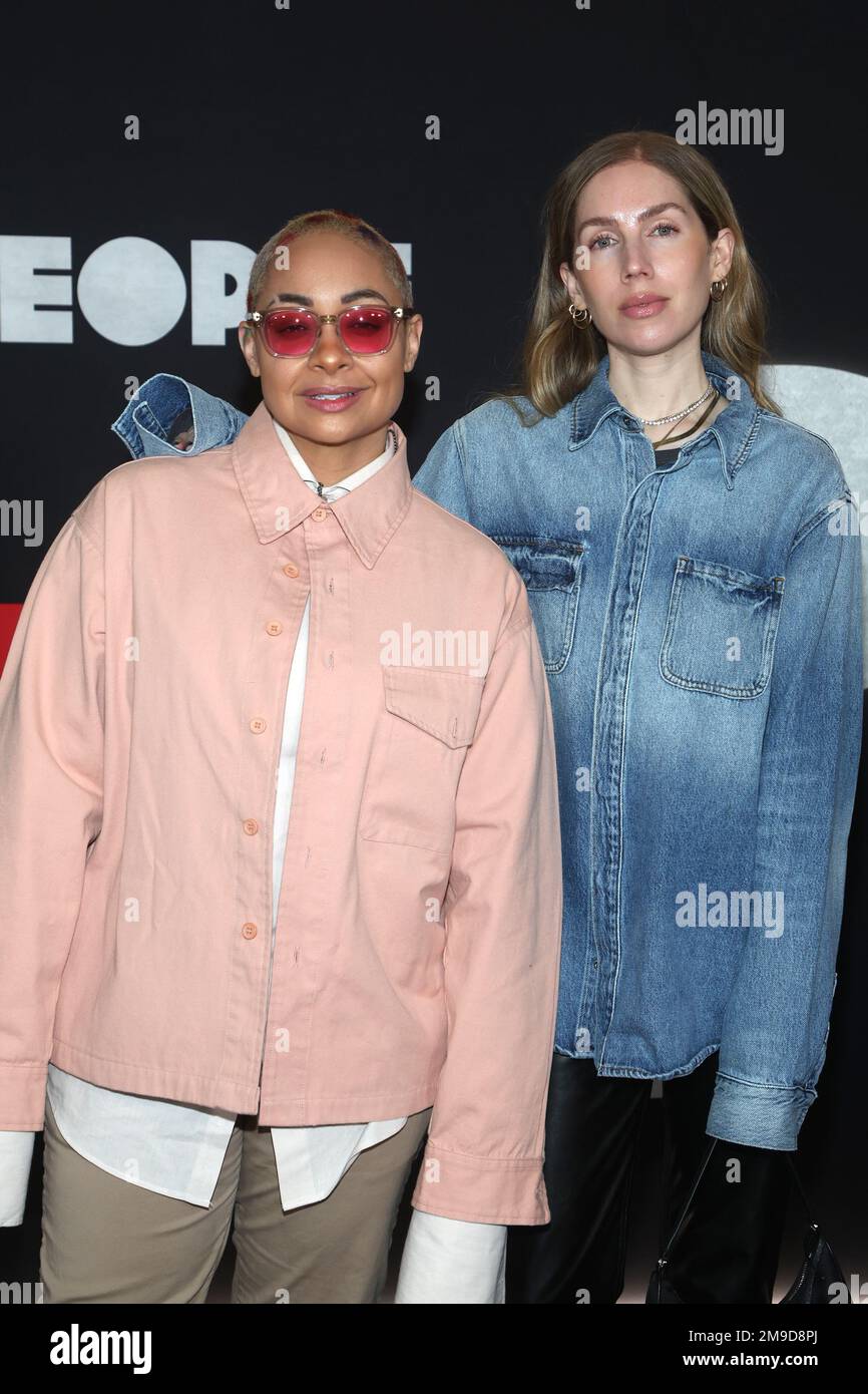 Los Angeles, Ca. 17th Jan, 2023. Raven-Symon and nd Miranda Pearman ...