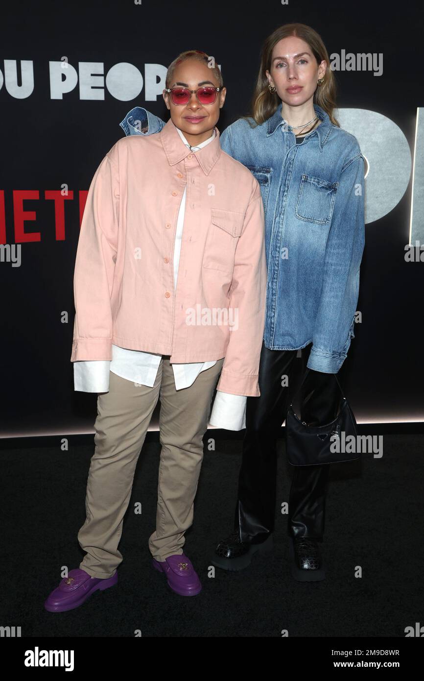Los Angeles, Ca. 17th Jan, 2023. Raven-Symon and nd Miranda Pearman ...