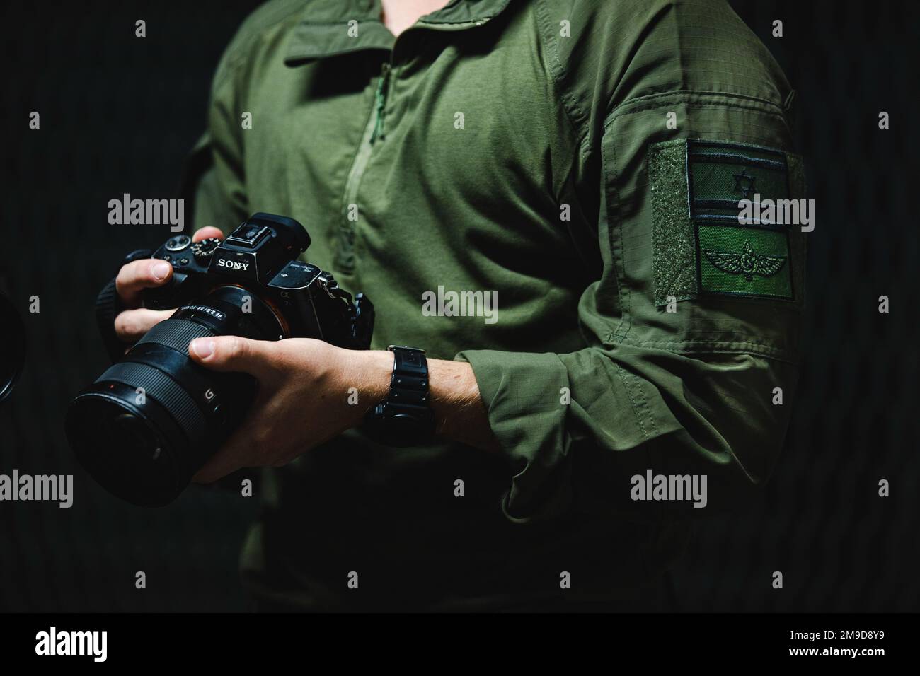 An Israel Defense Forces Soldier stands for portraits at the 2022 Spc ...