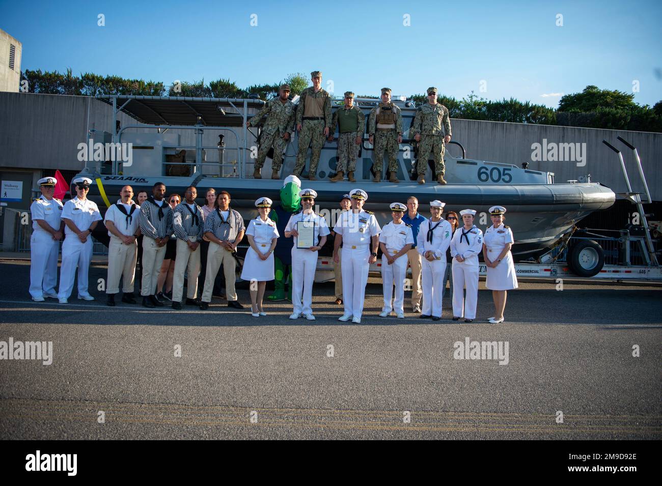 RICHMOND, VA (May 21, 2022) US Navy Sailors pose for a photo at Navy ...