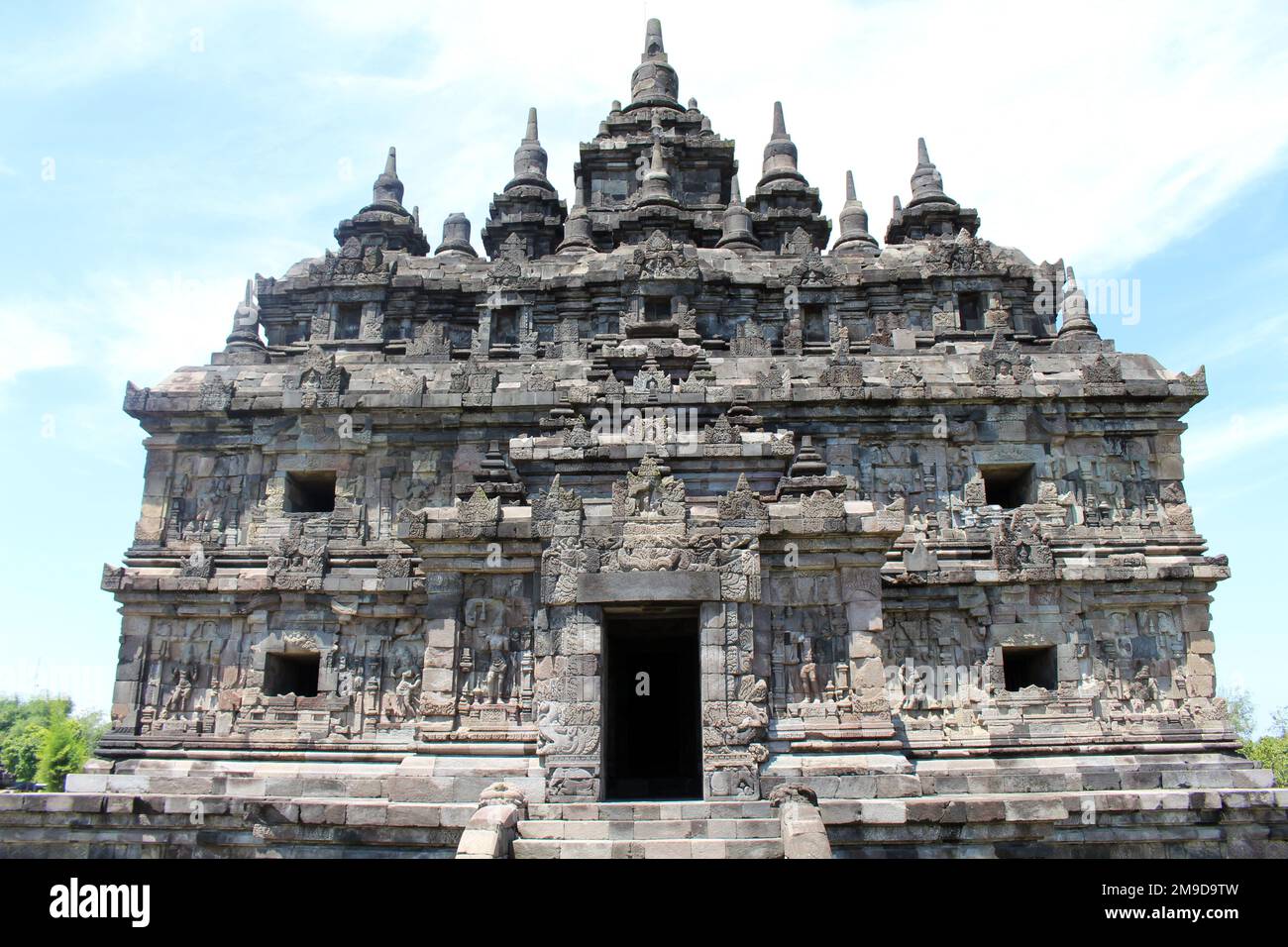 Entrance gate of Plaosan temple in Java, Indonesia. Taken in July 2022 ...