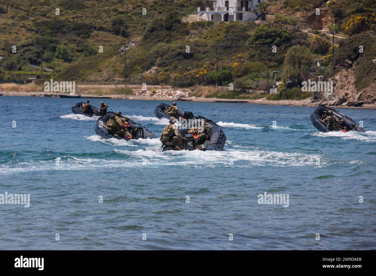 Hellenic Special Forces members with Z Amphibious Raiding Squadron ...