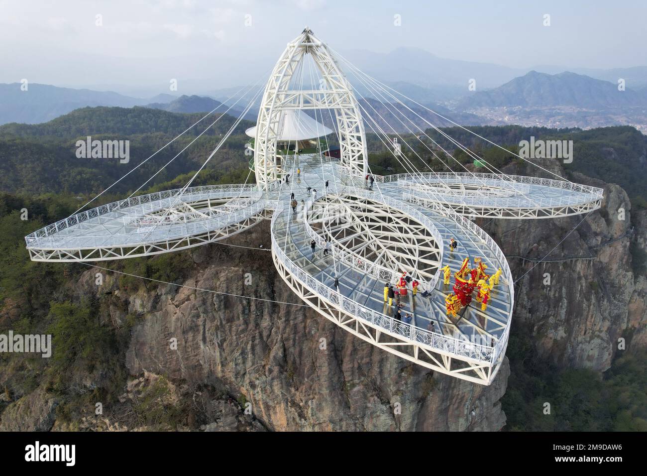 **CHINESE MAINLAND, HONG KONG, MACAU AND TAIWAN OUT** Aerial photo ...