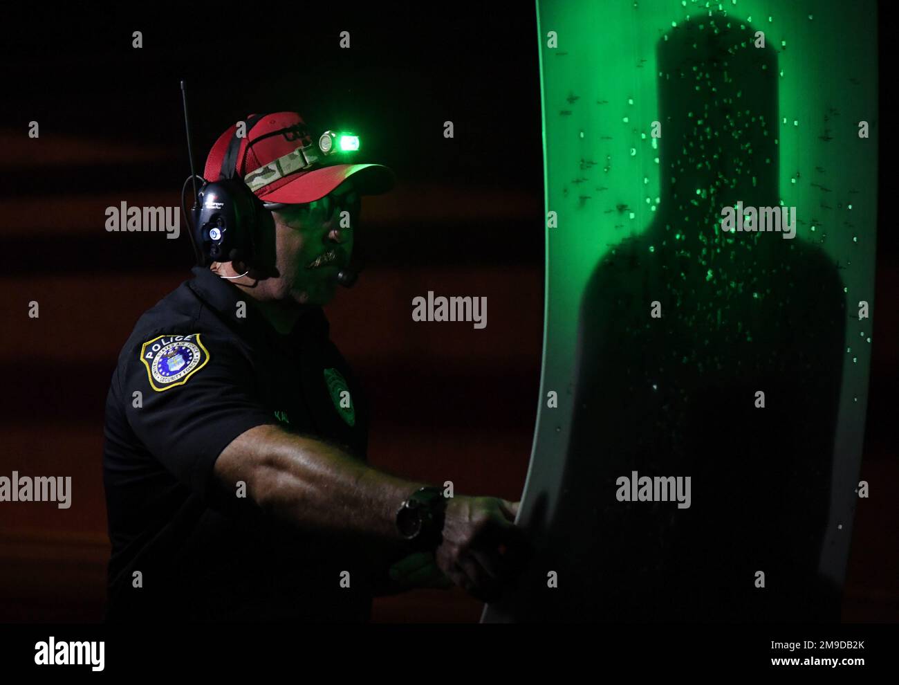 Officer Zach Kaletsch, 81st Security Forces Squadron combat arms range ...