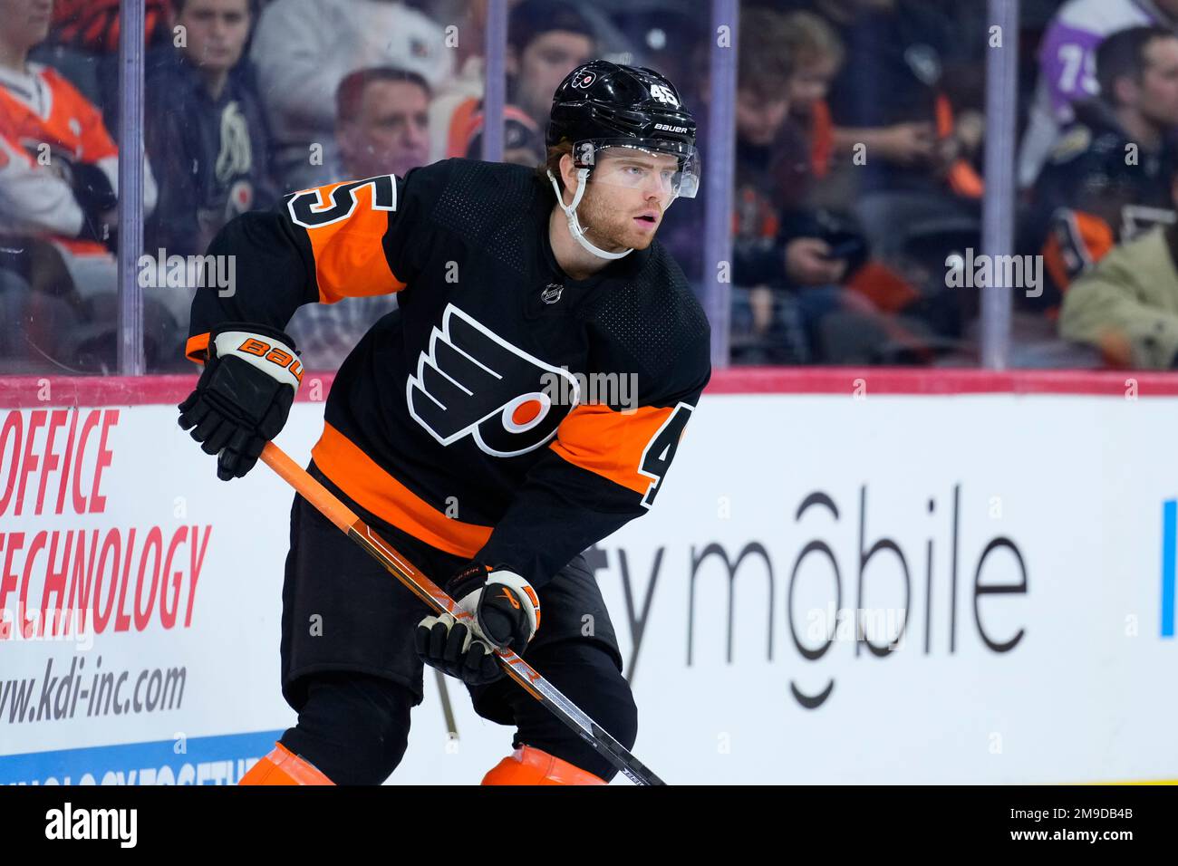 Philadelphia Flyers' Cam York plays during an NHL hockey game, Tuesday ...
