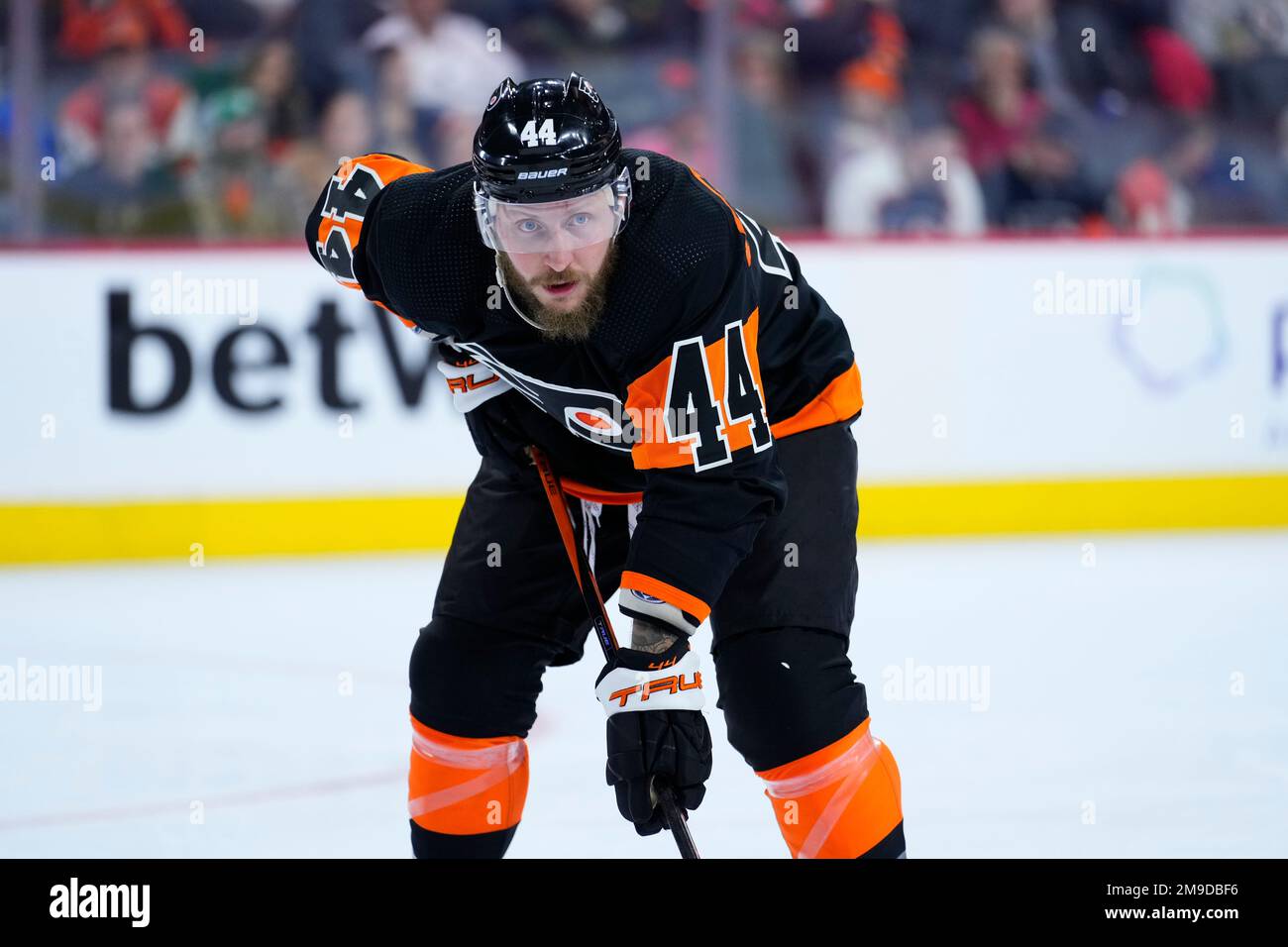 Philadelphia Flyers' Nicolas Deslauriers plays during an NHL hockey ...