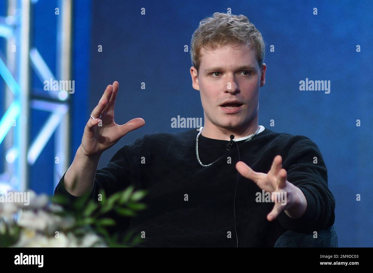 Solly McLeod participates in the PBS "Masterpiece" panel during the ...