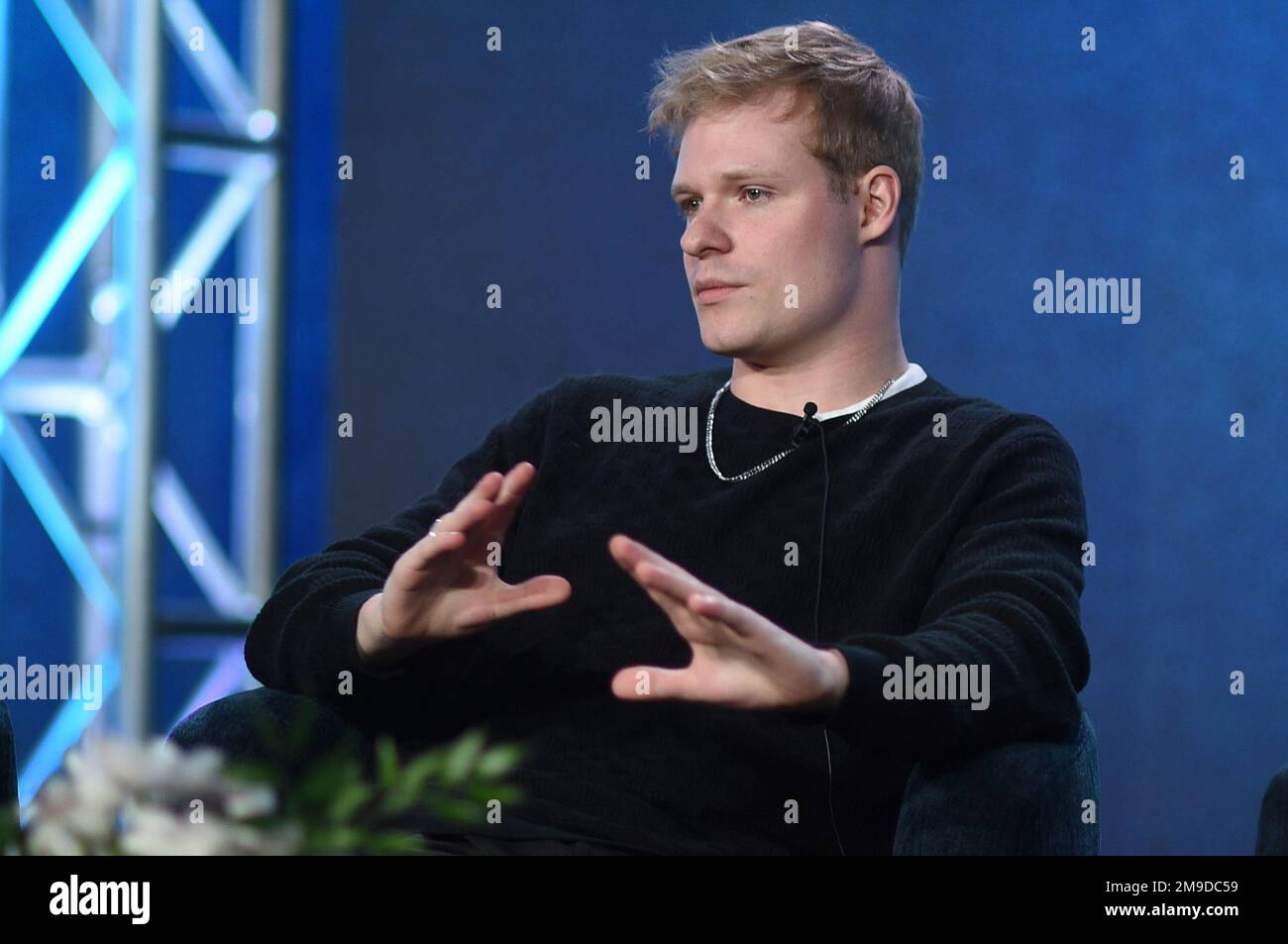 Solly McLeod participates in the PBS "Masterpiece" panel during the ...