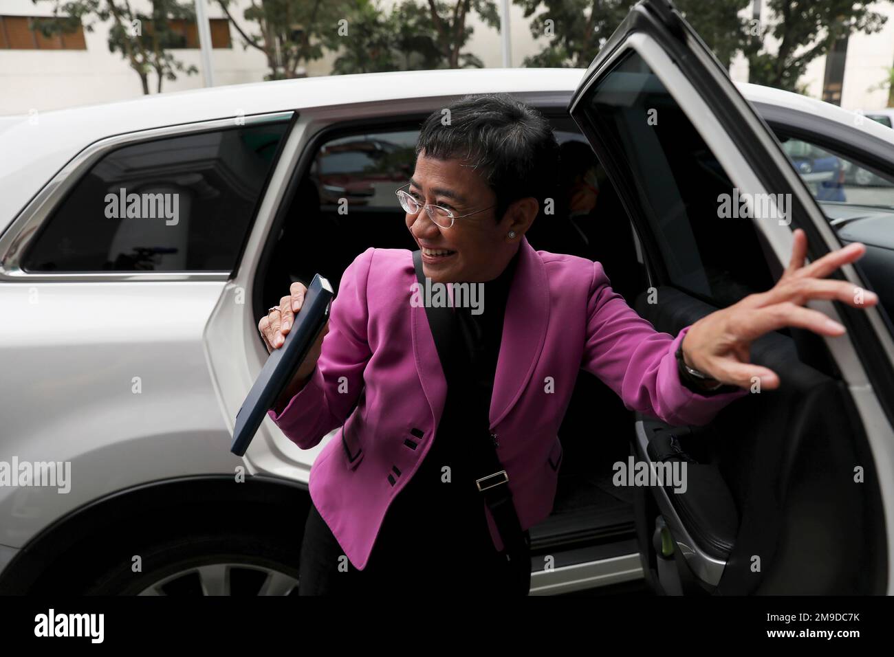 Filipino journalist Maria Ressa, one of the winners of the 2021 Nobel ...