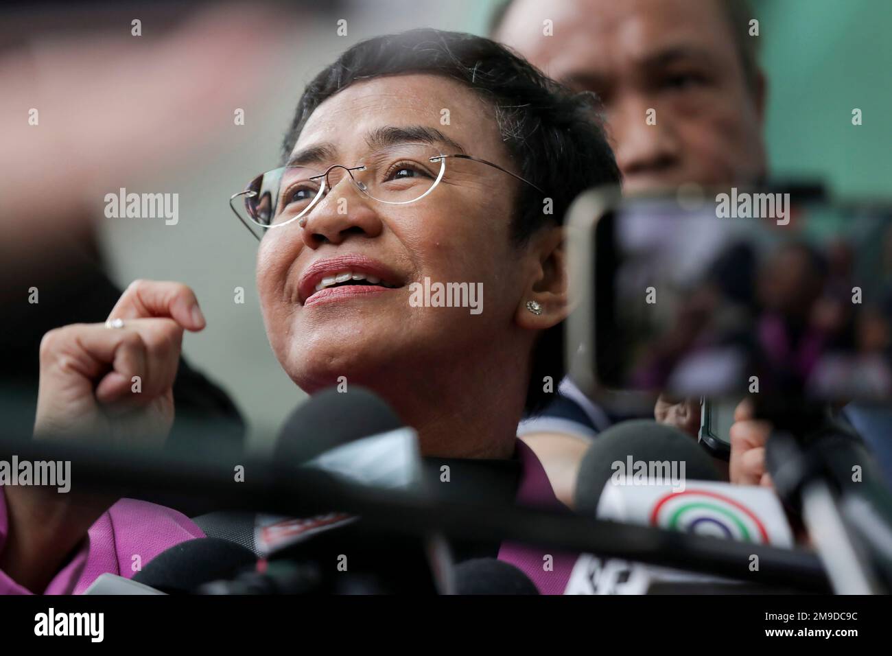 Filipino journalist Maria Ressa, one of the winners of the 2021 Nobel ...