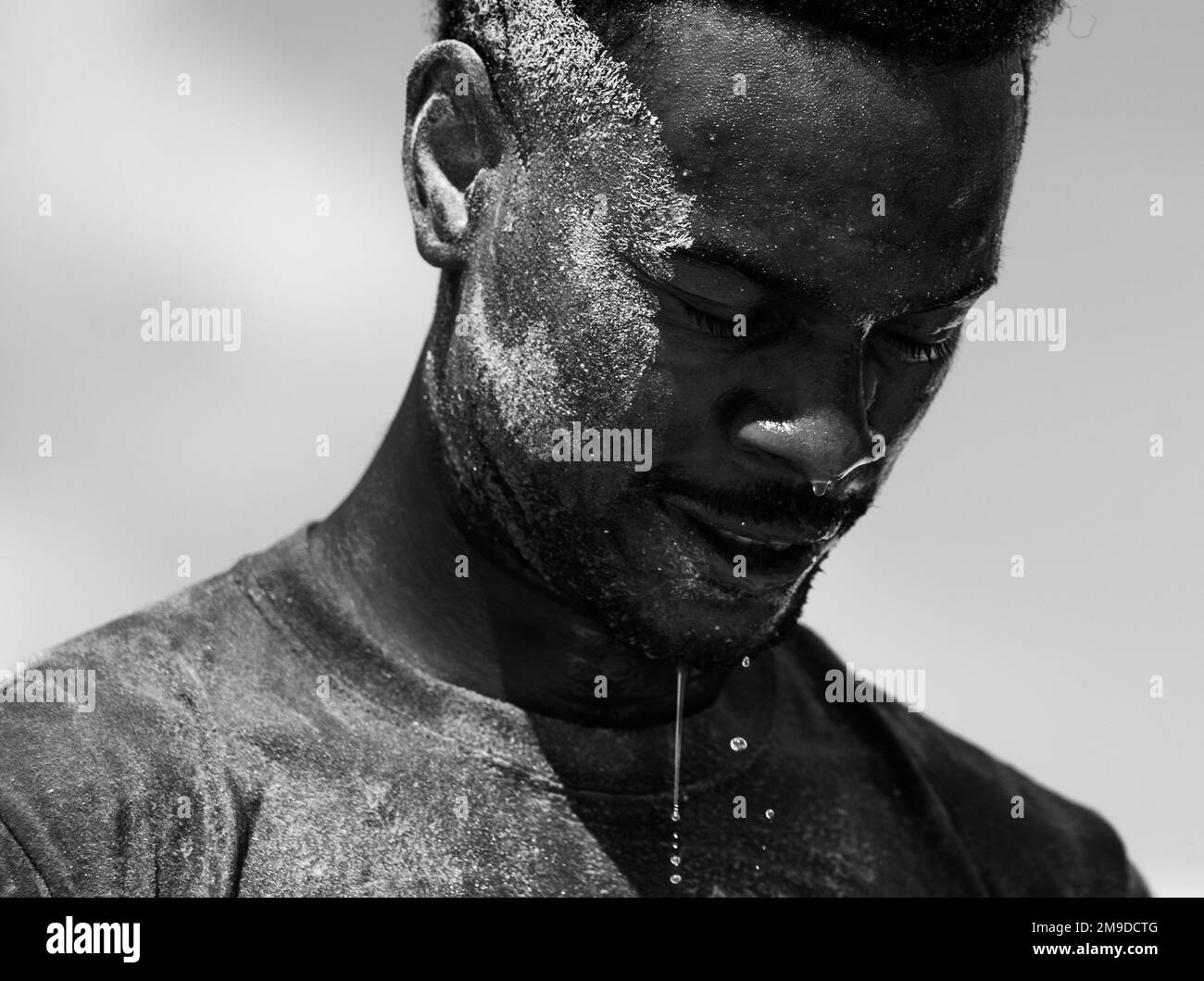 U.S. Air Force Airman Devon Scott, a defender assigned to the 6th ...