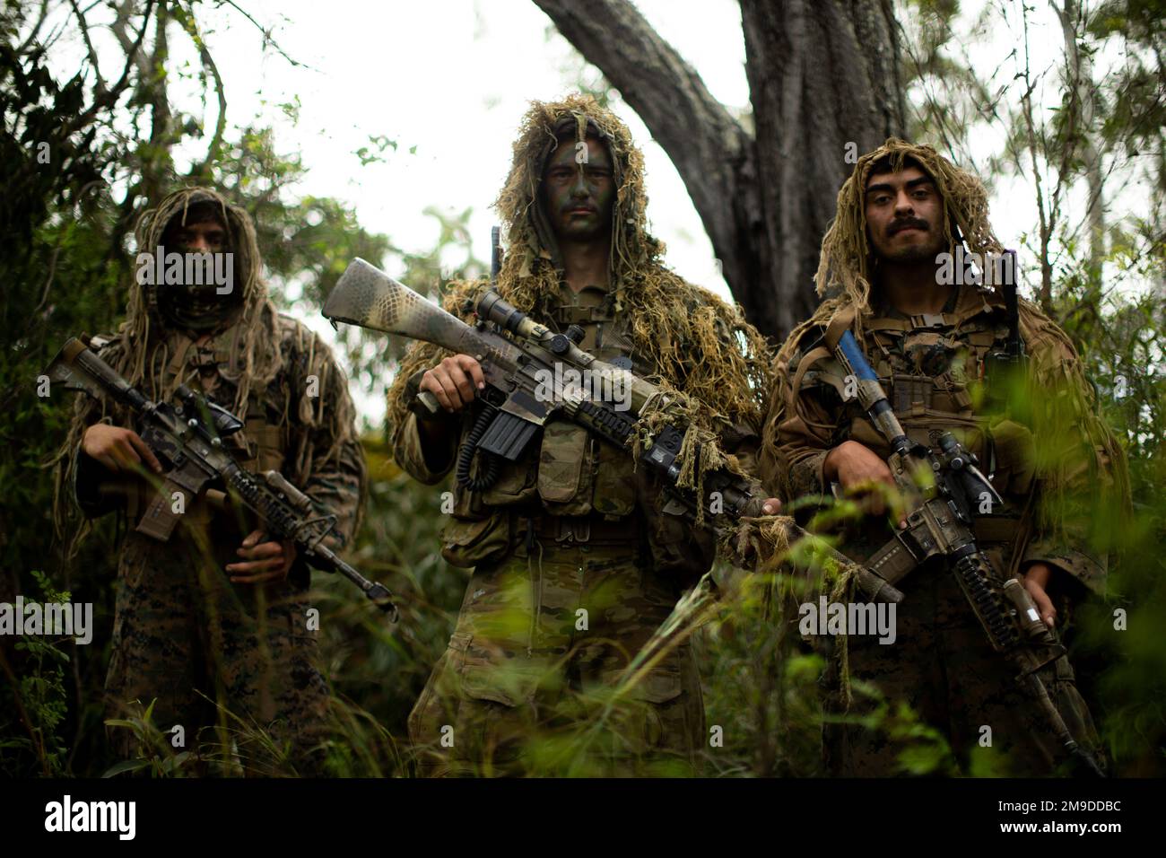 From Left, U.S. Marine Corps Cpl. Sebastian Oprea, a rifleman with 3d ...