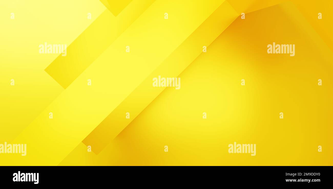 3d rendering of yellow and orange abstract geometric background. Scene ...