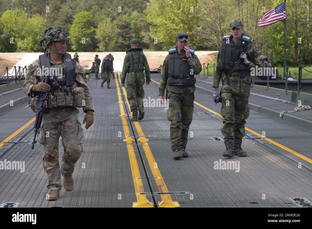 U.S. Soldiers with the 74th Multi-Role Bridge Company, 62nd Engineer ...