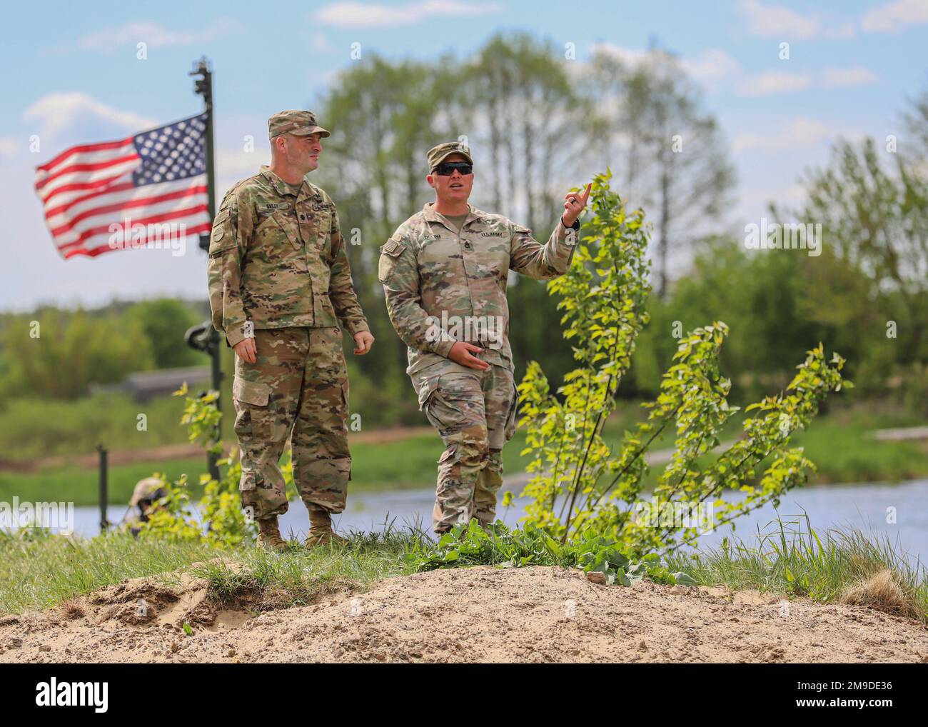 Lt. Col. Stewart Bailey, Commander of the 5th Engineer Battalion, 8th ...