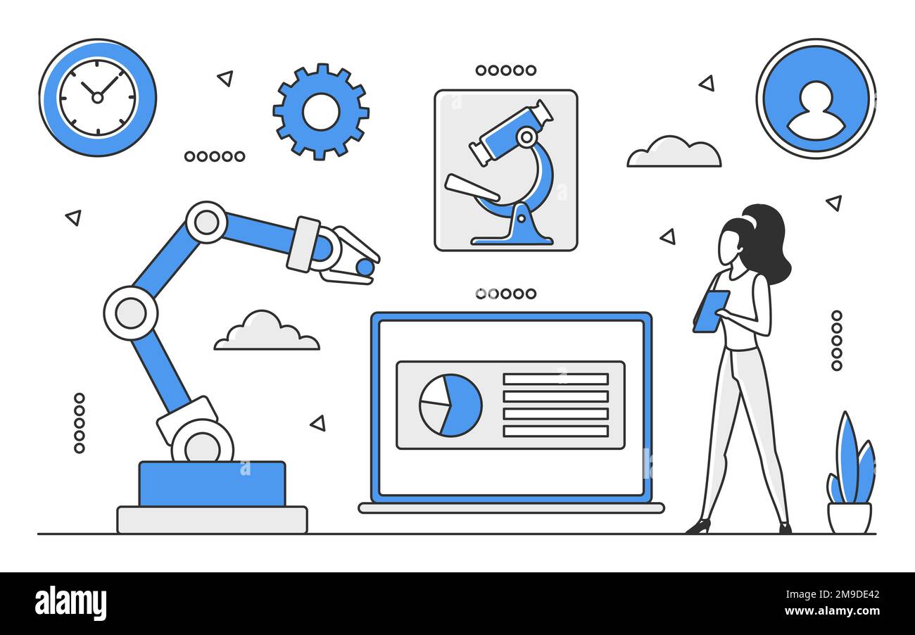 Process control system Cut Out Stock Images & Pictures - Alamy