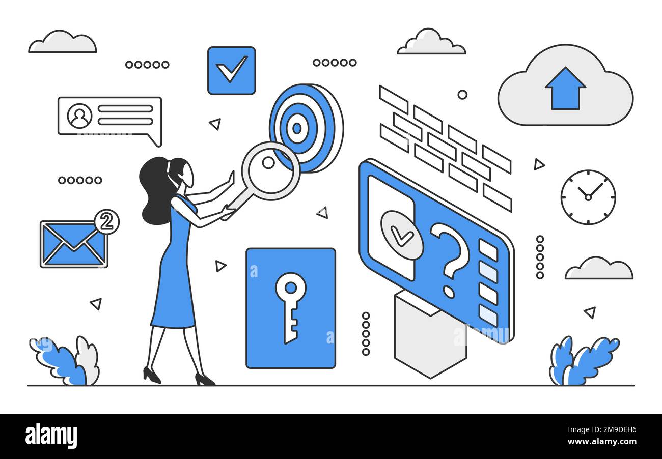 Finding business solution. Problem solving strategy, search idea ... Finding business solution. Problem solving strategy, search idea ...