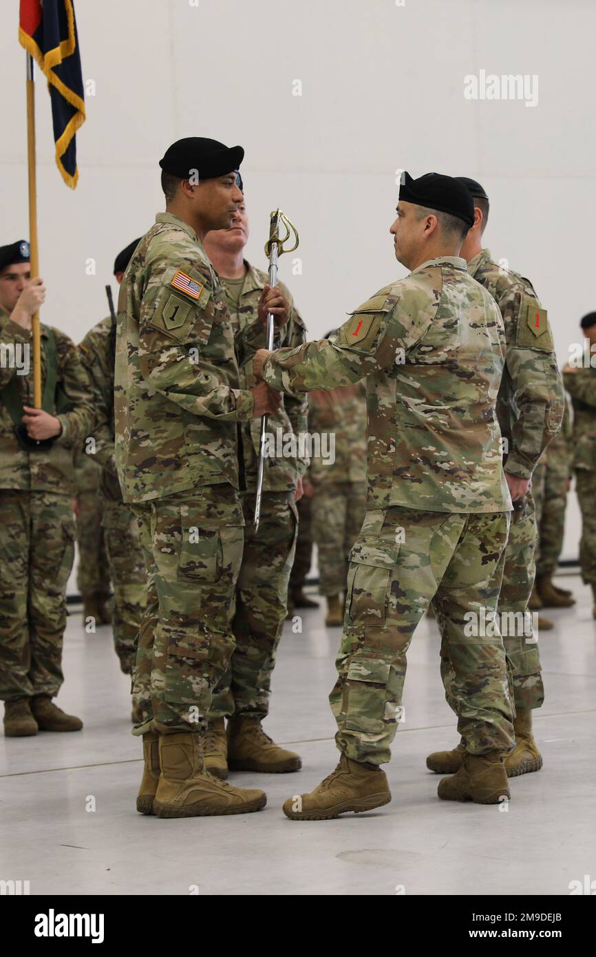 U.S. Army Col. Jason T. Arriaga (right) 1st Combat Aviation Brigade ...