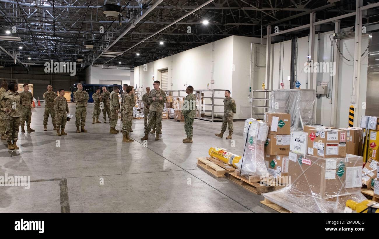 Gen. Jacqueline Van Ovost, U.S. Transportation Command commander, and U ...