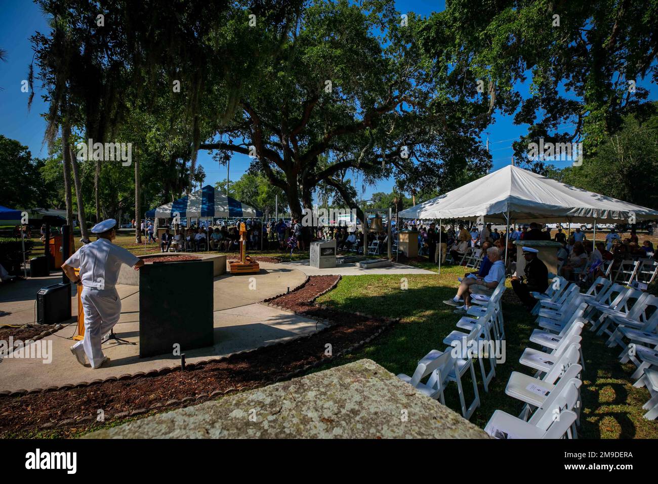 NAVAL STATION MAYPORT, Fla. (May 17, 2022) Sailors and guests take ...