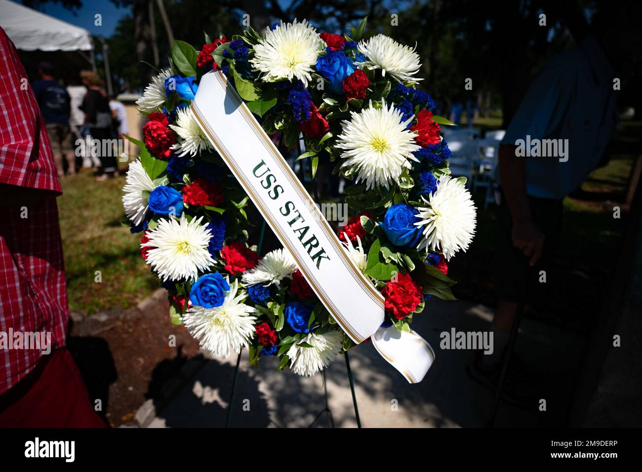 NAVAL STATION MAYPORT, Fla. (May 17, 2022) A commemorative wreath rests ...