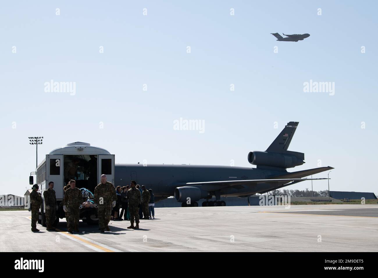 A U.S. Air Force 60th Medical Group Critical Care Air Transport Team ...