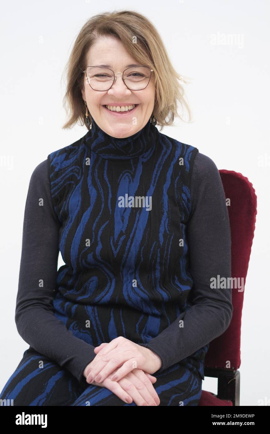 Madrid, Spain. 17th Jan, 2023. Actress Maria Pujalte poses during the ...