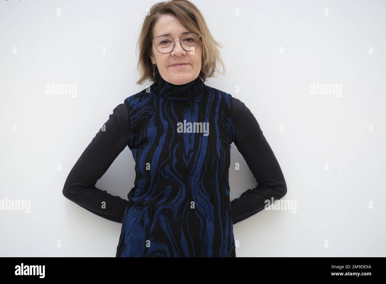 Actress Maria Pujalte poses during the portrait session in Madrid ...