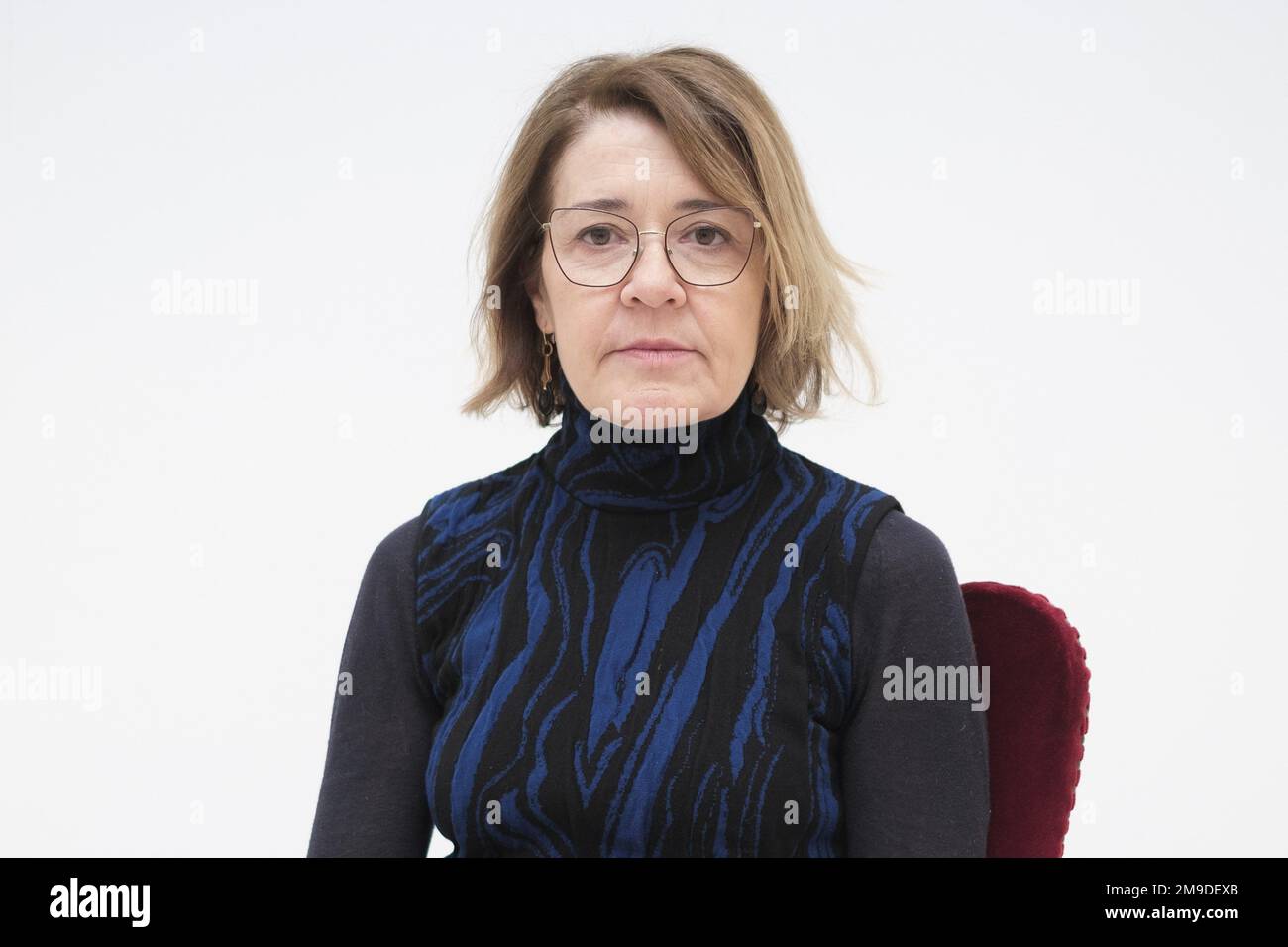 Actress Maria Pujalte poses during the portrait session in Madrid ...