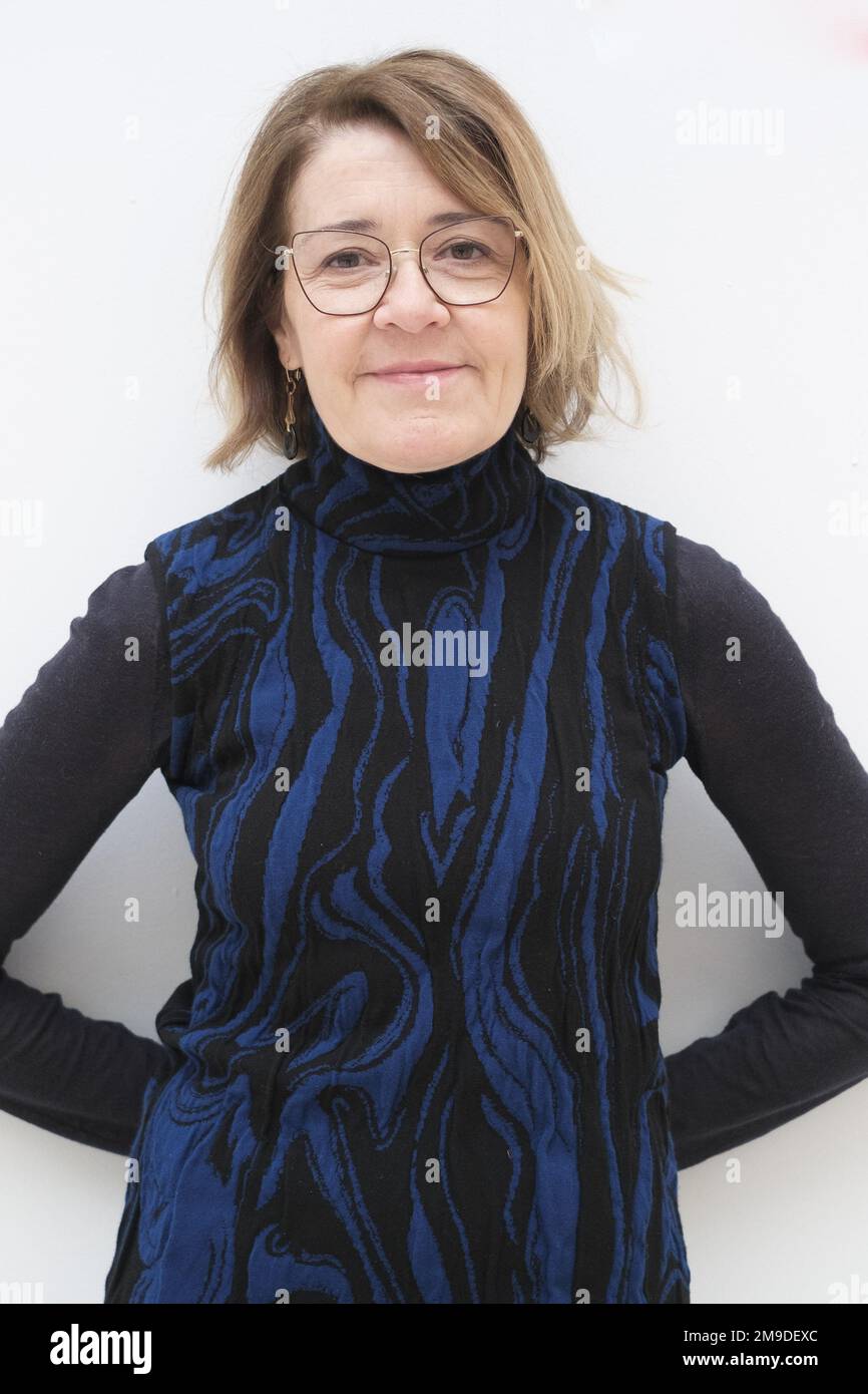 Actress Maria Pujalte poses during the portrait session in Madrid ...