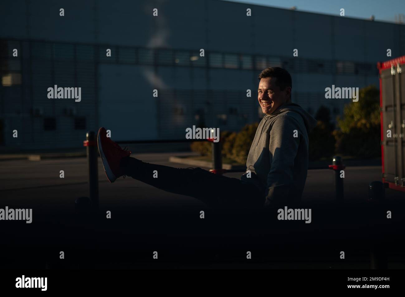 Summer spring exercises gymnastics gymnastics hi-res stock photography ...