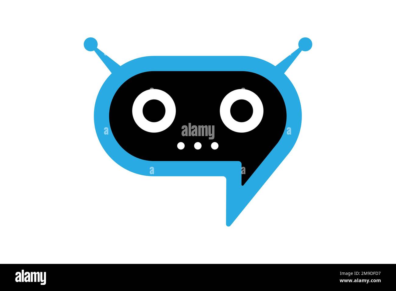 Robot Chat Bot icon symbol for support service concept. Vector illustration Stock Vector Image ...