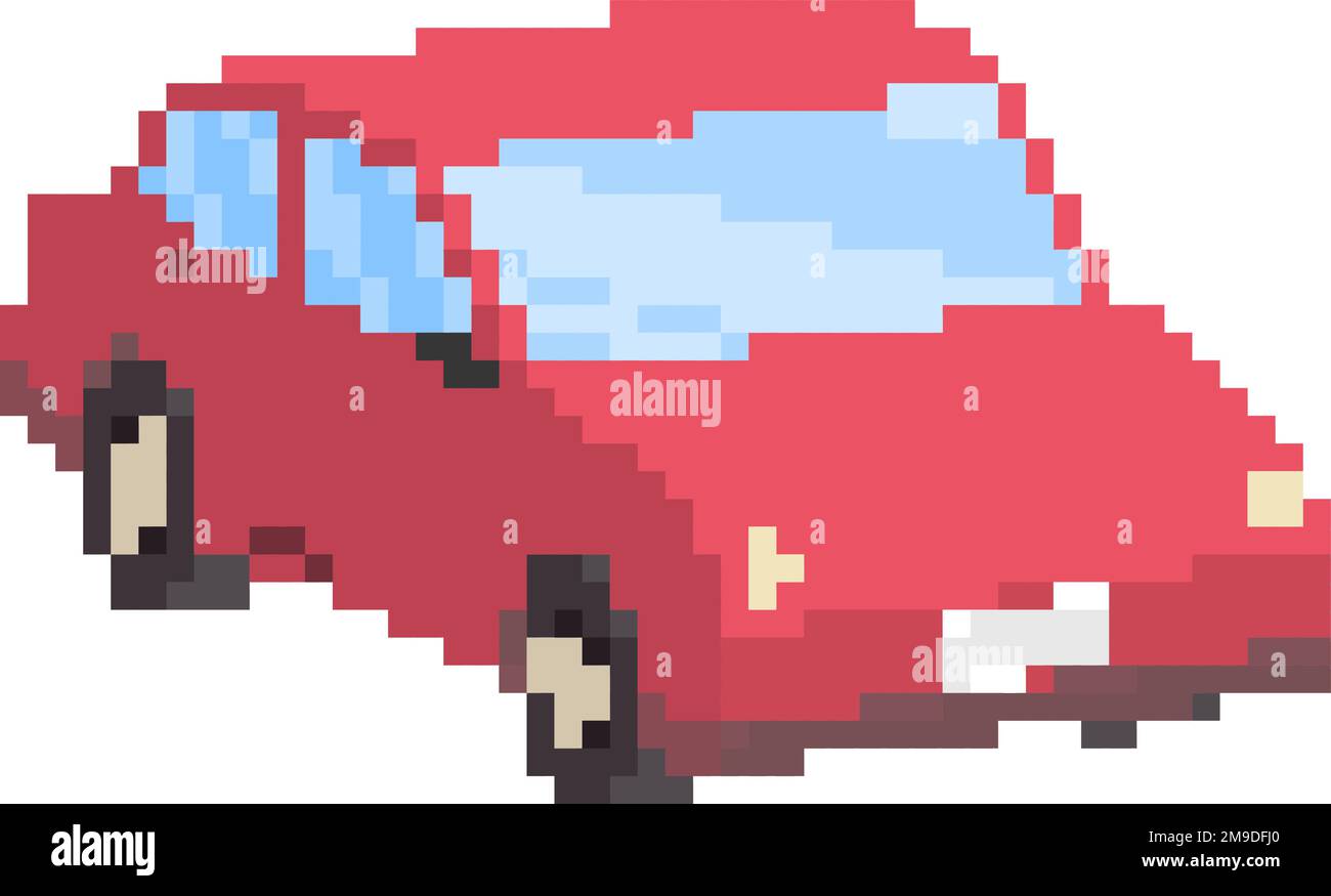 Pixel art cars hi-res stock photography and images - Alamy