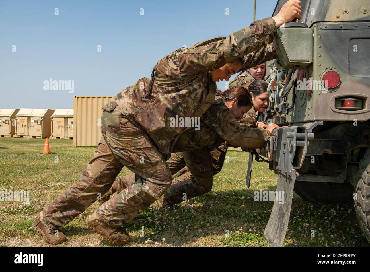 Airmen from the 8th Security Forces Squadron compete in the Defenders ...