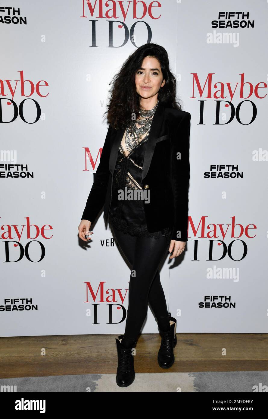 Sarah Himadeh attends a special screening of "Maybe I Do" at the Crosby ...