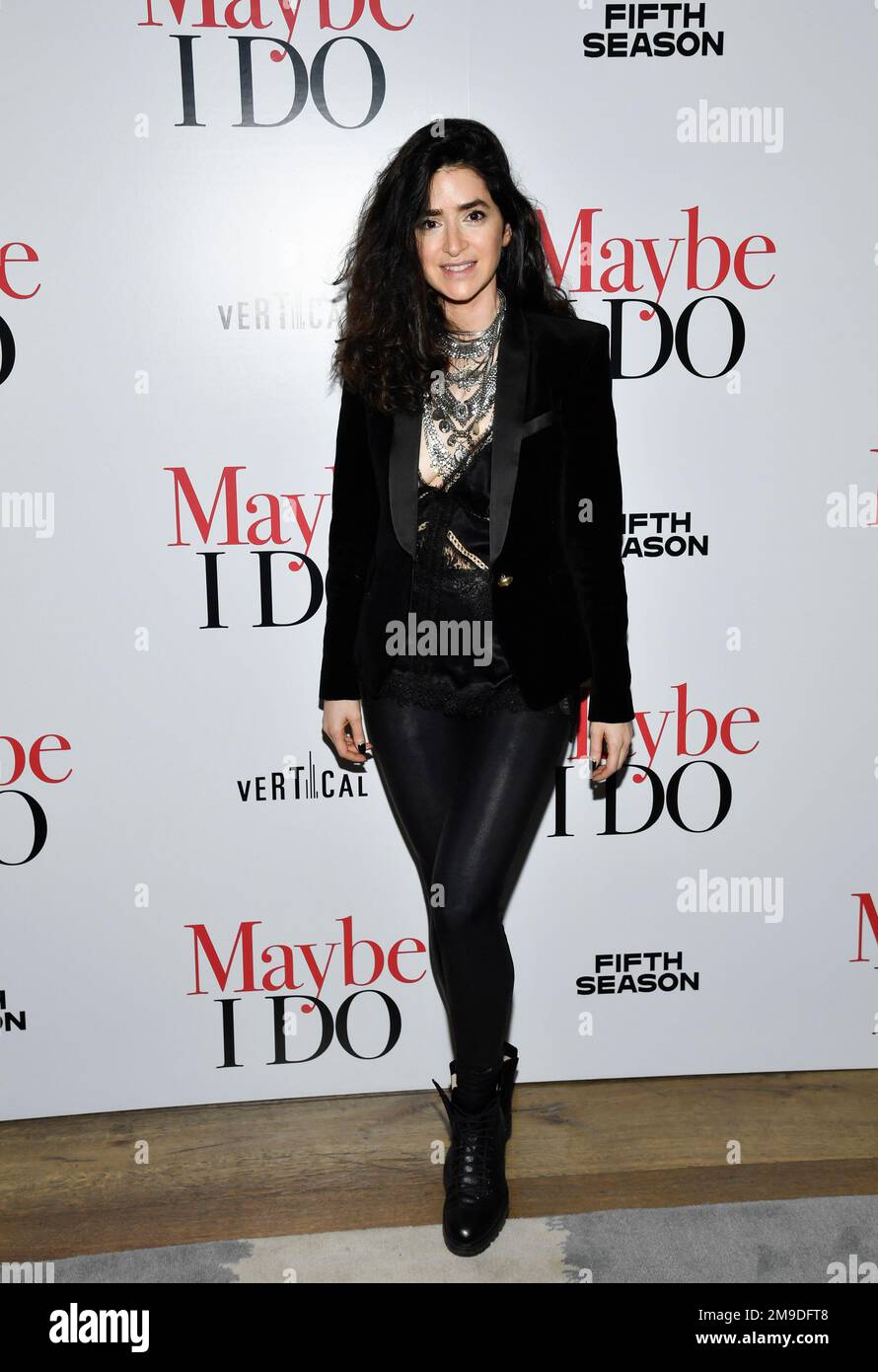Sarah Himadeh attends a special screening of "Maybe I Do" at the Crosby ...