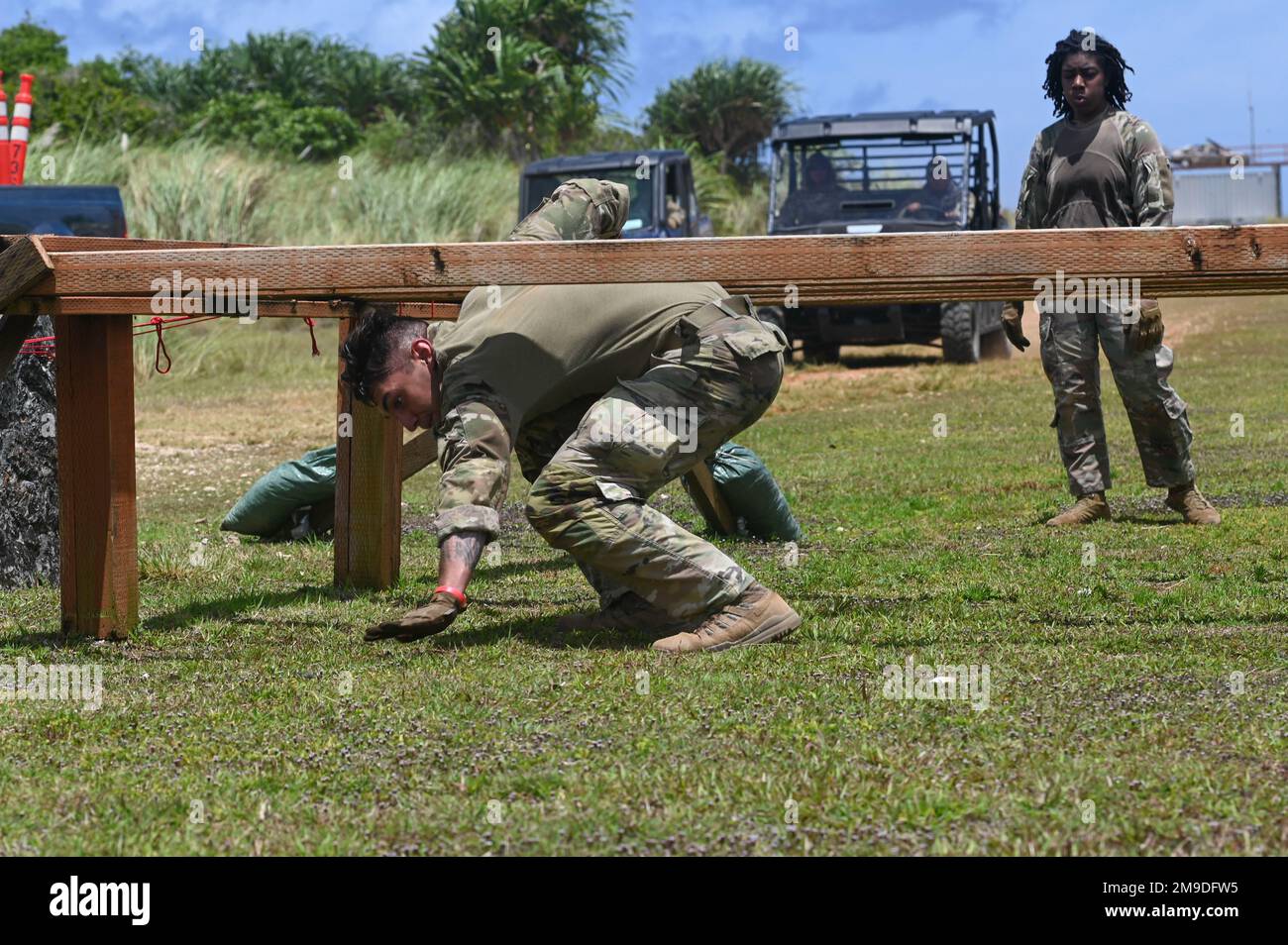 U.S. Air Force Airman 1st Class Turner Yates, installation entry ...