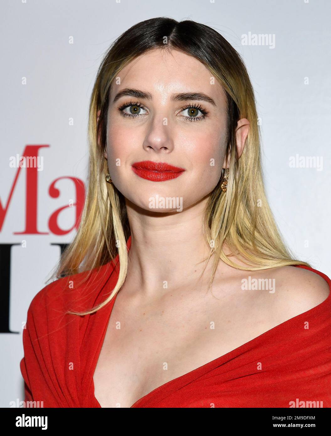 Emma Roberts attends a special screening of "Maybe I Do" at the Crosby ...