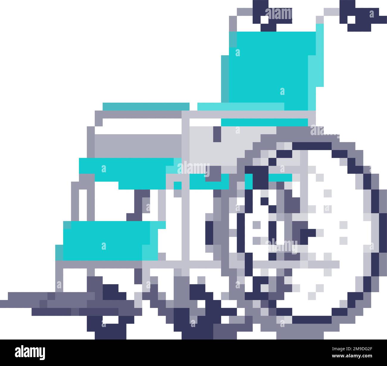 wheelchair. Normal type and self-propelled type.Vector illustration ...