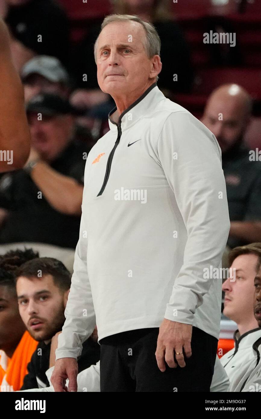 Tennessee head coach Rick Barnes watches his players during the first ...